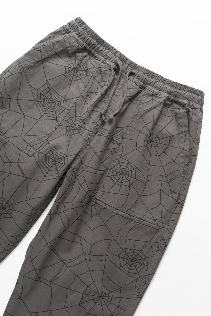 Patterned Chef Pants - Grey Web – Service Works London