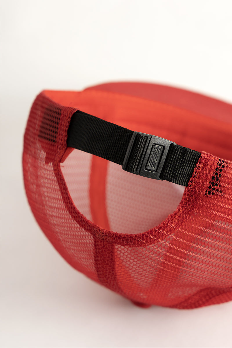 Mesh Espresso Cap - Red – Service Works London