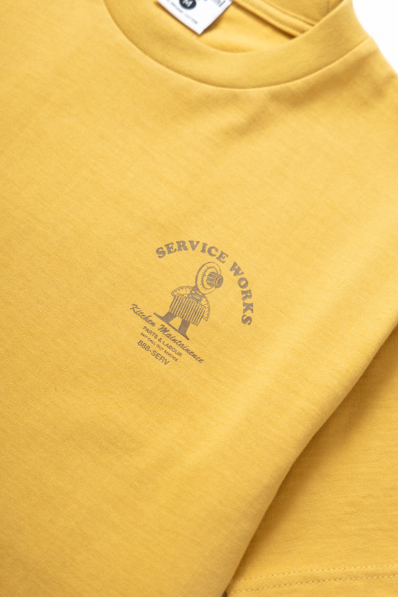 Maintainence Tee - Mustard – Service Works London