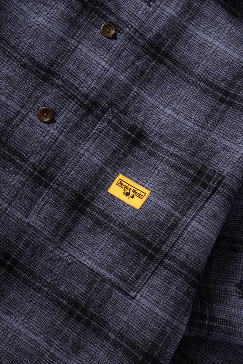 Thistle Plaid Front Of House Jacket - Black – Service Works London