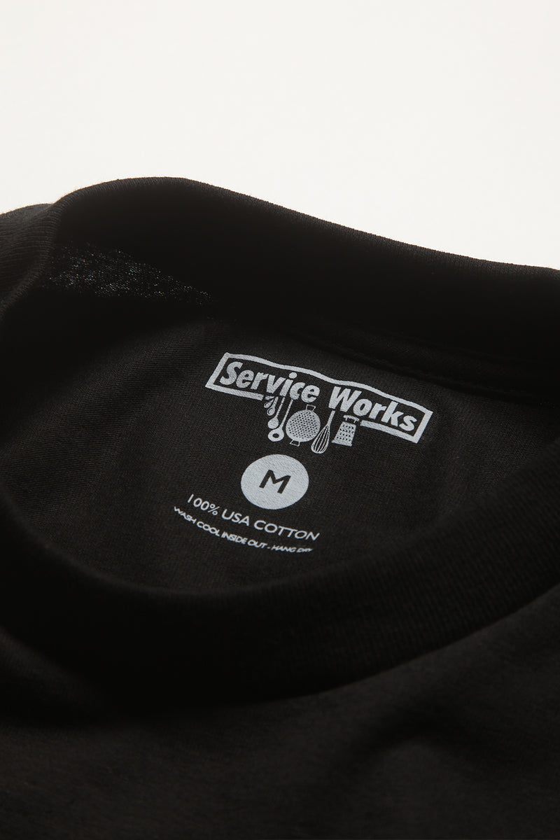 Logo Tee - Black – Service Works London