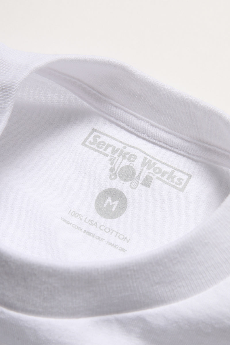 Logo Tee - White – Service Works London