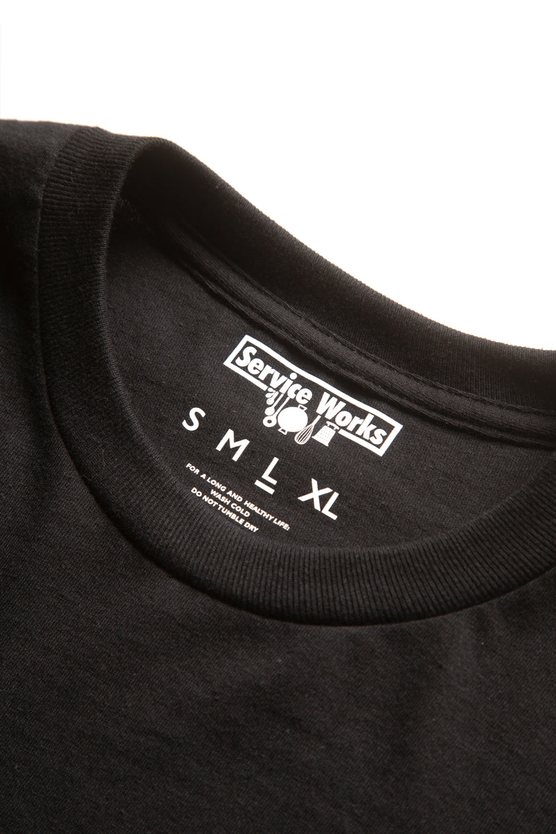 Turbot Tee - Black – Service Works London