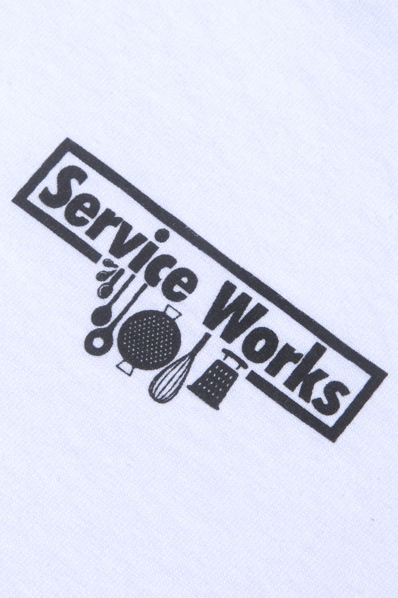 Heavyweight Logo Tee - White – Service Works London
